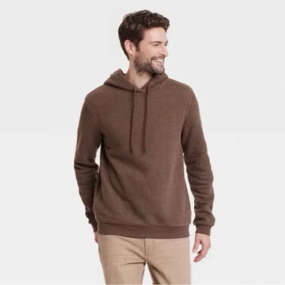 Goodfellow & Co | Sweaters | Goodfellow Co Brown Knit Hoodie | Poshmark